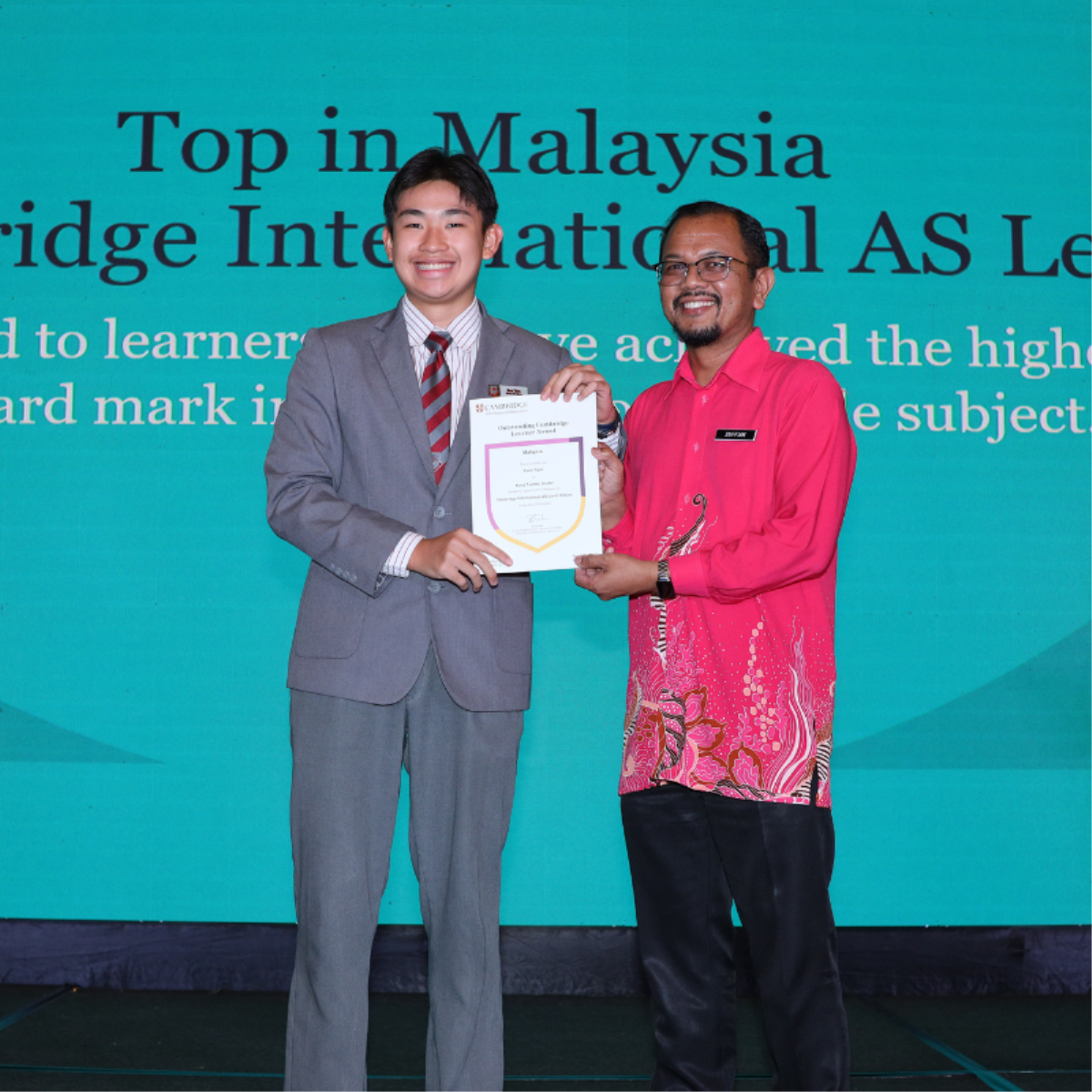 KTJ students recognised in Cambridge and Pearson Outstanding Learner ...